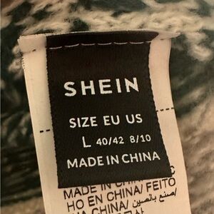 SHEIN | Dresses | Green Knit Sweater Dress | Poshmark